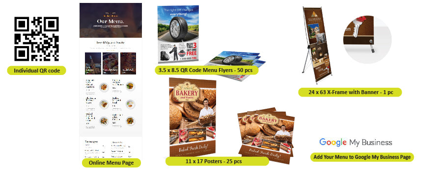 QR Code Menu Package - Beginner – Design elf